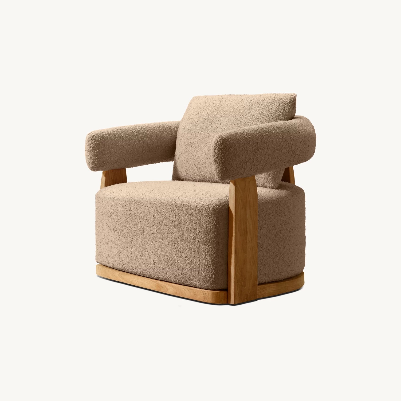 Kavien Teak Swivel Lounge Chair – Albert Living